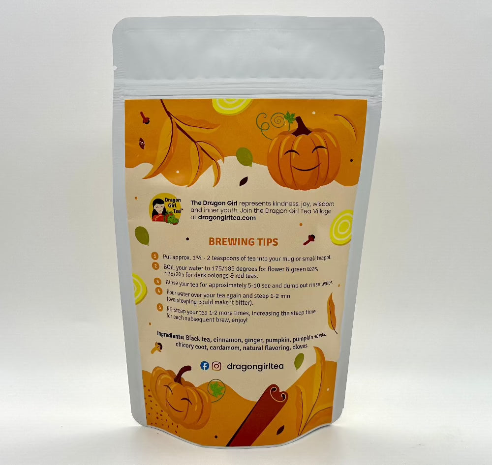 Pumpkin Spice Chai - Loose Leaf | Dragon Girl Tea
