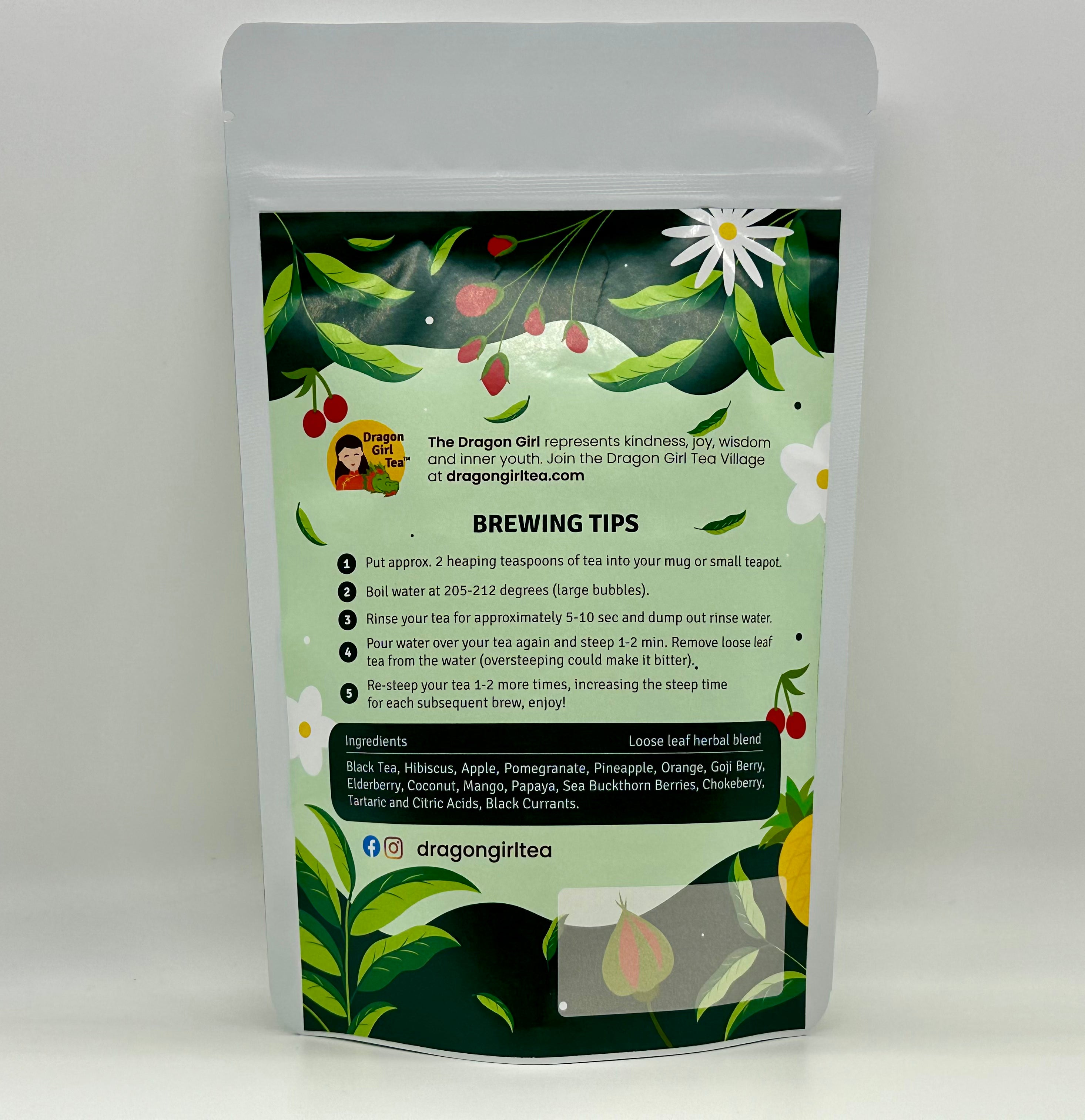 Tropical Sunrise Black Tea - Loose Leaf | Dragon Girl Tea